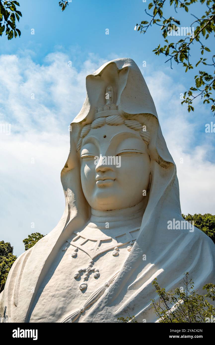 Ofuna Kannon ji big buddha head in 1 Kamakura, Kanagawa, Japan Stock ...