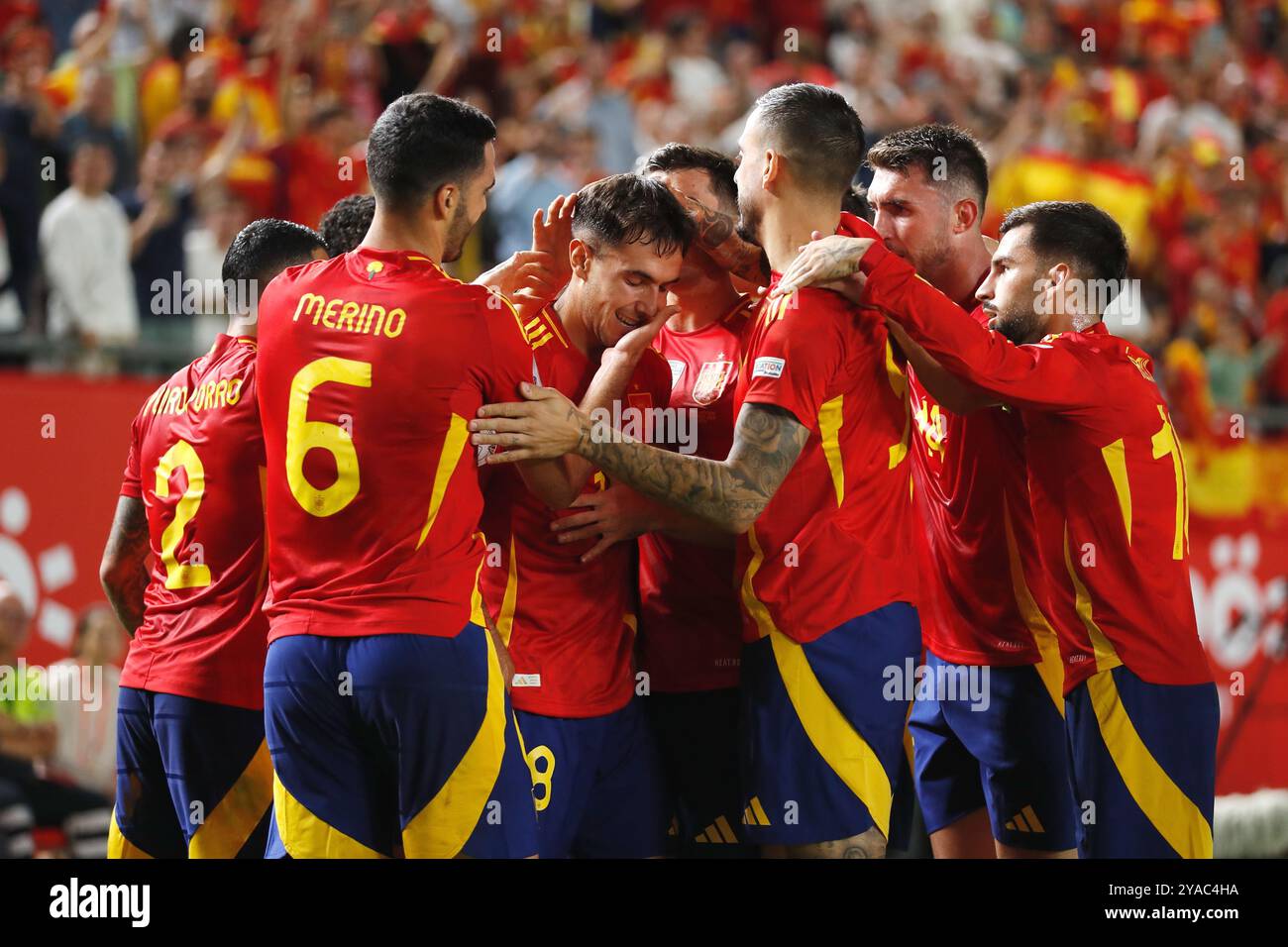 Murcia, Spain. 12th Oct, 2024. Martin Zubimendi (ESP) Football/Soccer ...
