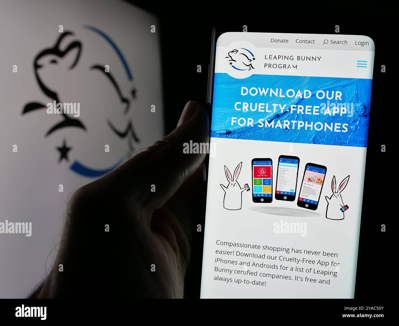 Leaping bunny program hi-res stock photography and images - Alamy