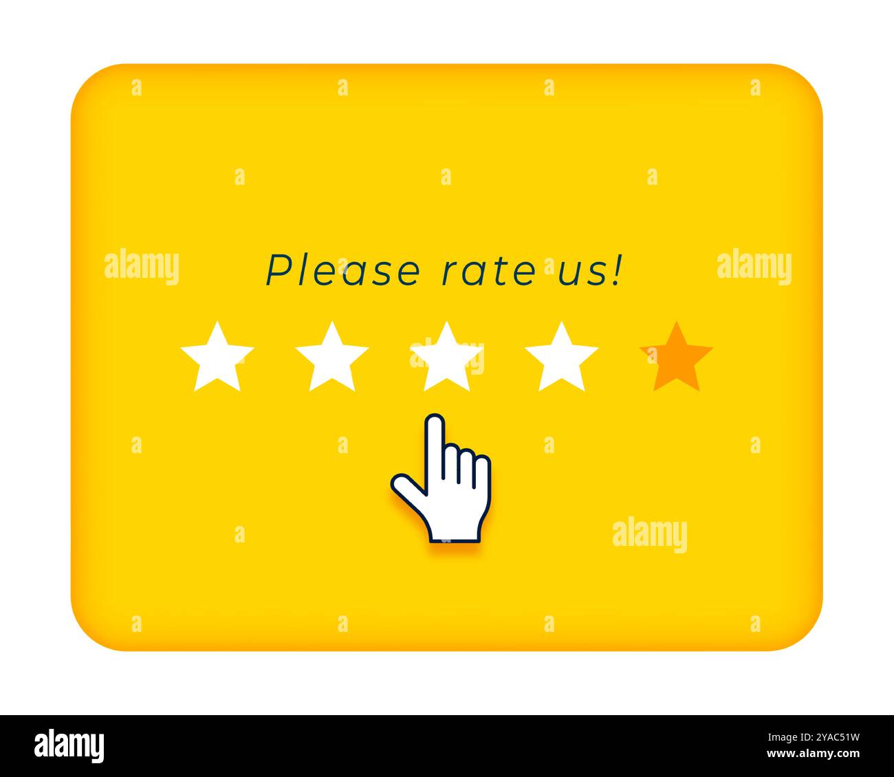 please rate us communication background for retail store promo vector ...