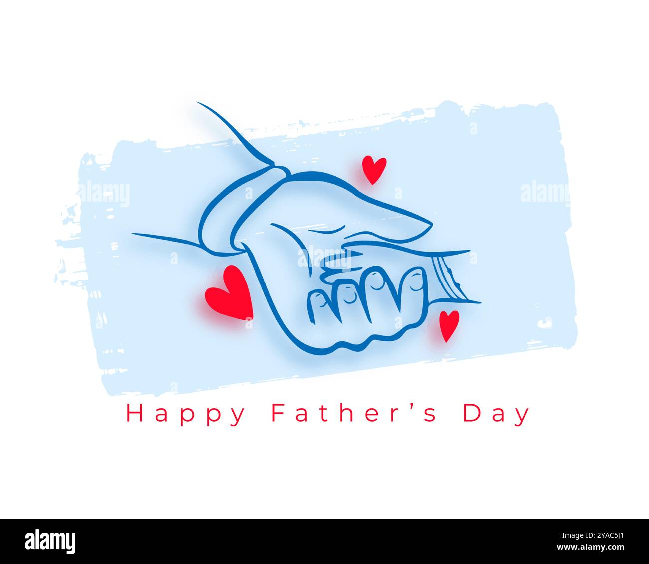 hand drawn father's day event background say thank you to gentlemen ...