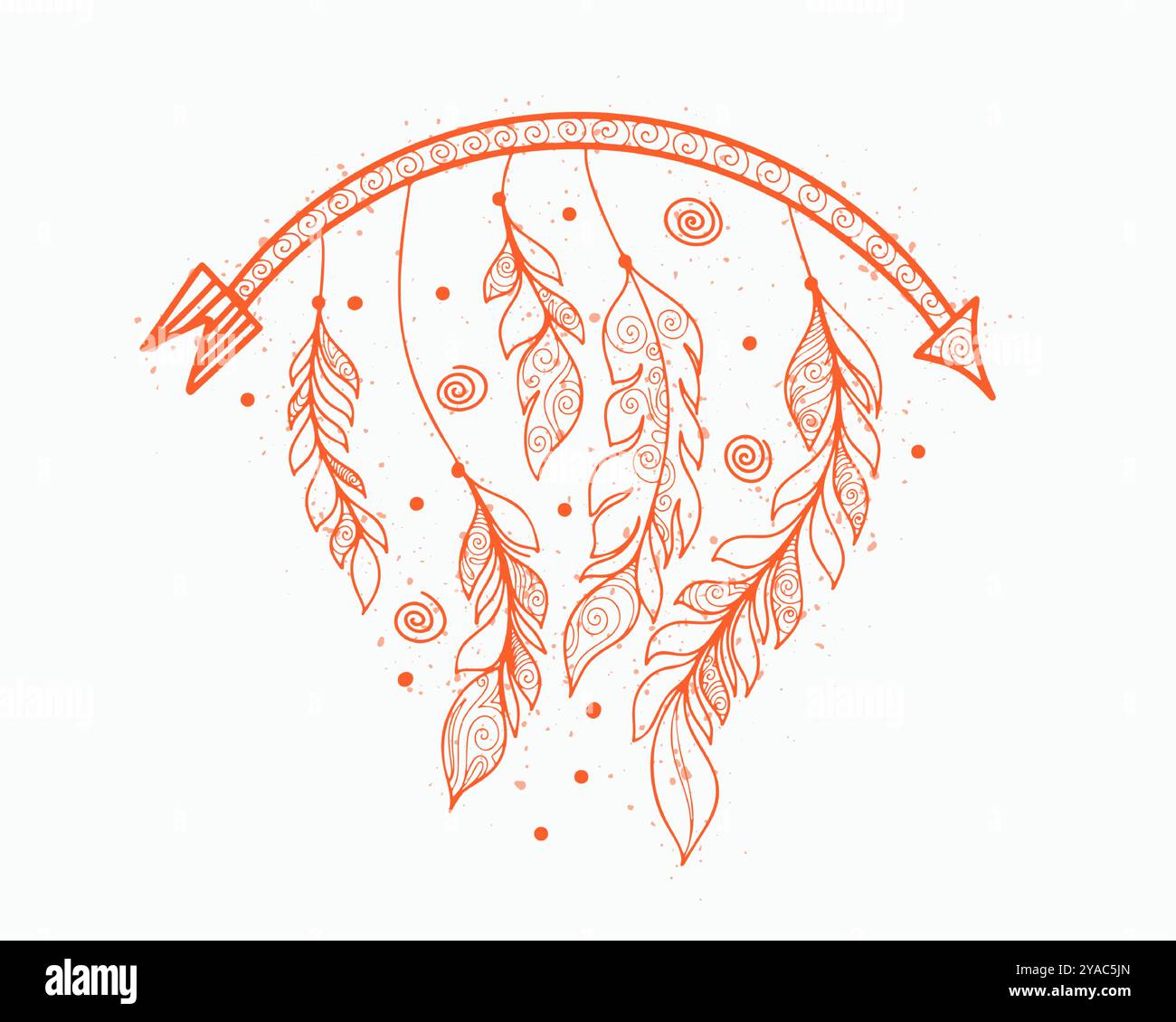 Boho arrow hi-res stock photography and images - Alamy