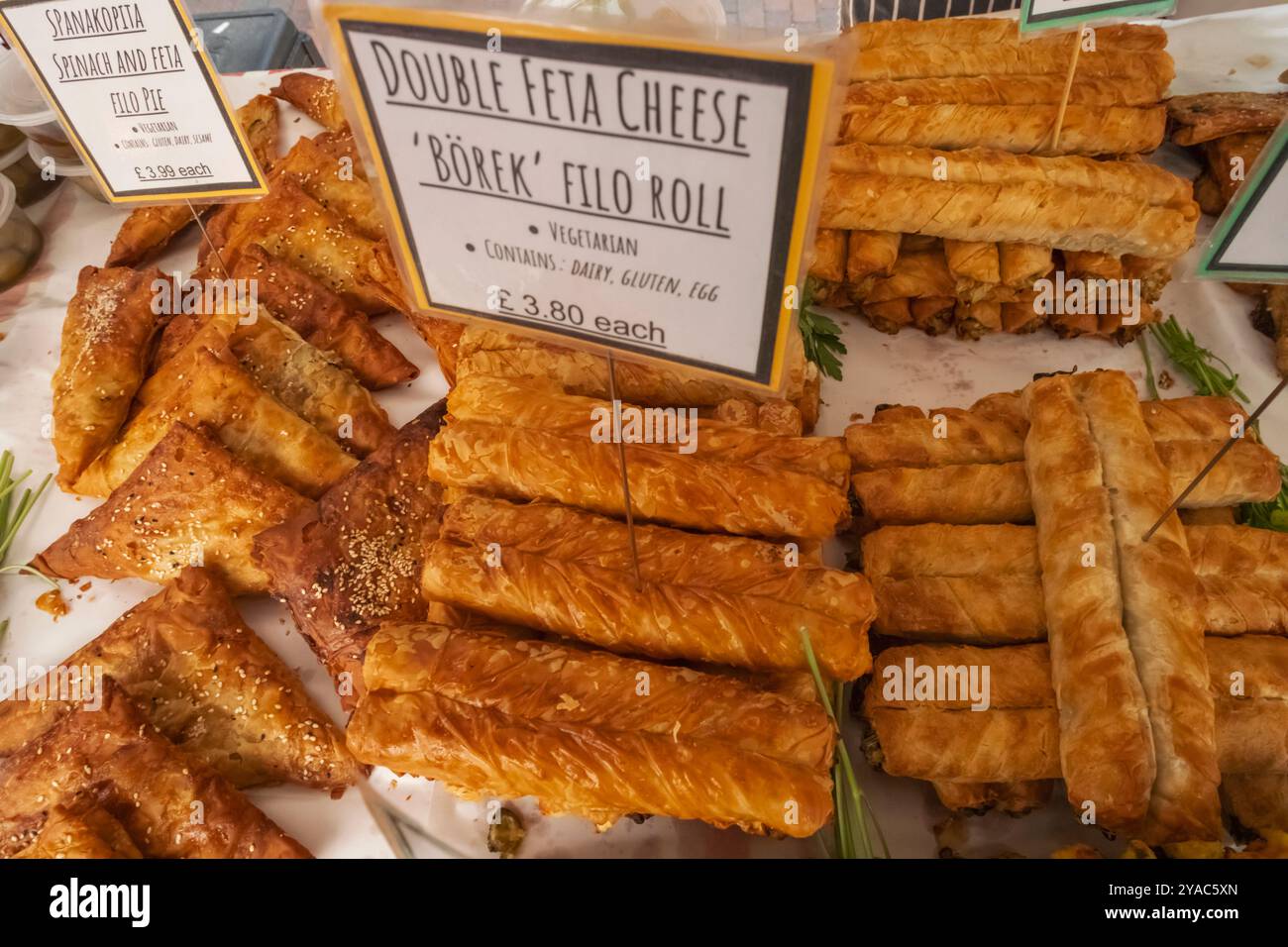 England, Kent, Tunbridge Wells, The Pantiles, Food Festival, Display of ...