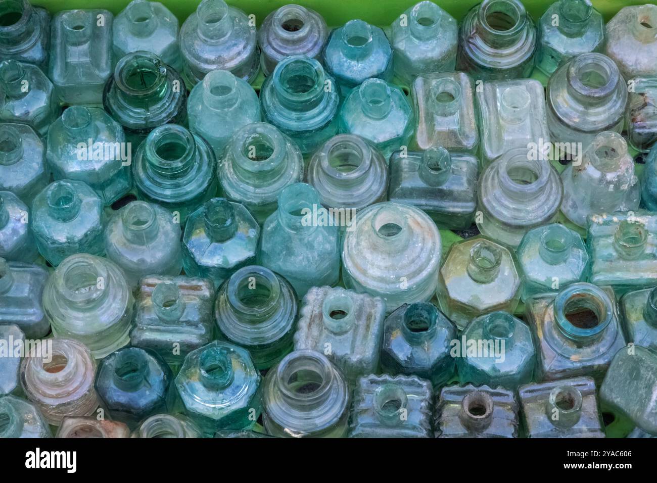 England, Kent, Tunbridge Wells, The Pantiles, Antique Store Display of ...