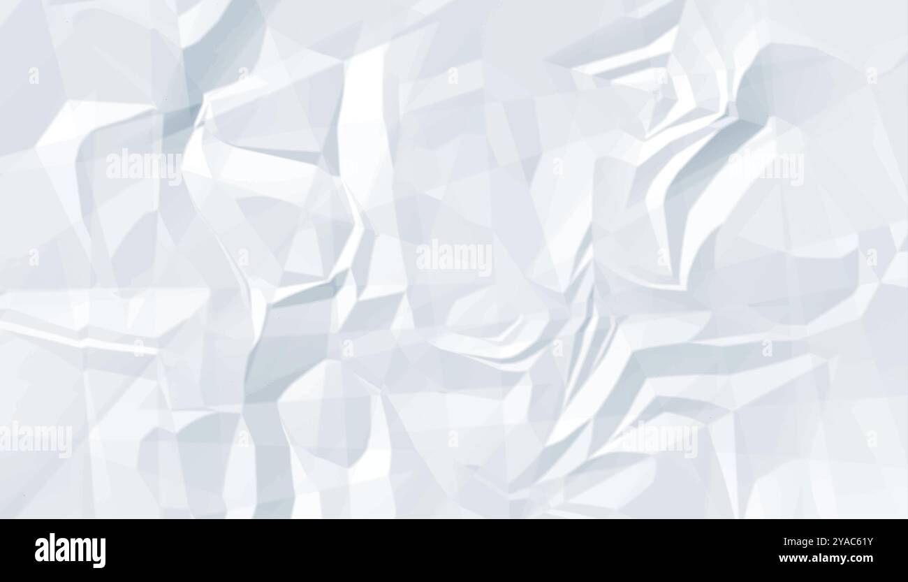 abstract white paper texture wallpaper with crumple effect vector Stock ...