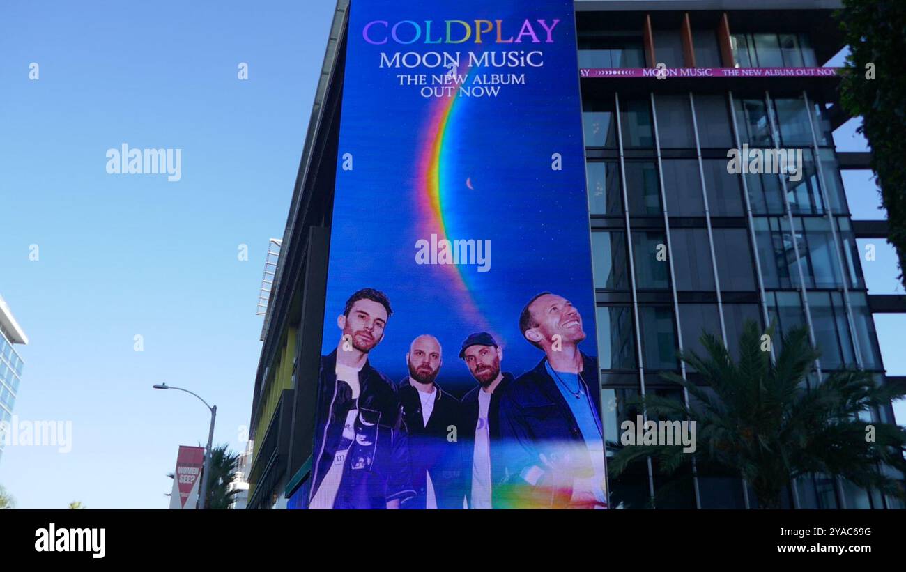 Los Angeles, California, USA 12th October 2024 Coldplay Moon Music ...