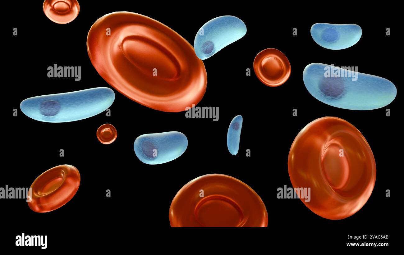 3d rendering of Toxoplasma gondii, the protozoan that causes ...