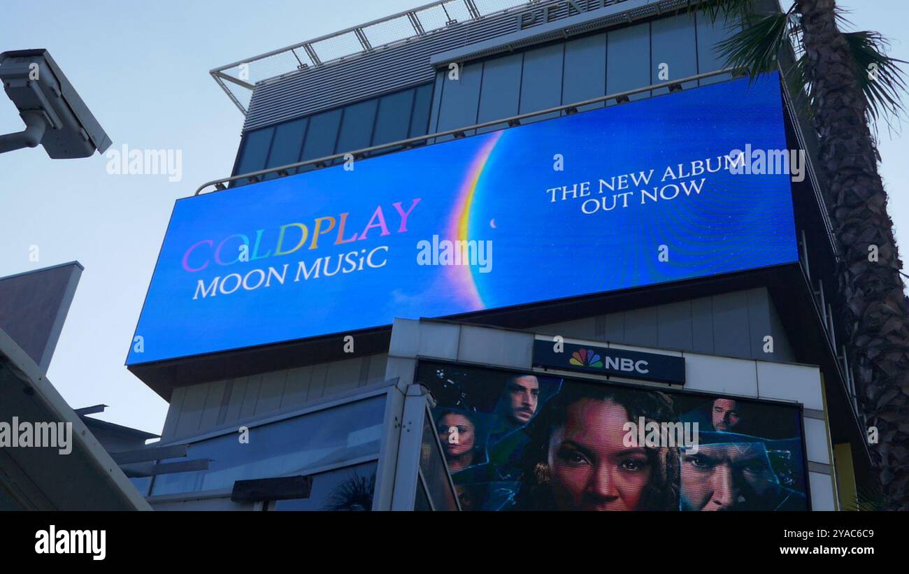 Los Angeles, California, USA 12th October 2024 Coldplay Moon Music ...