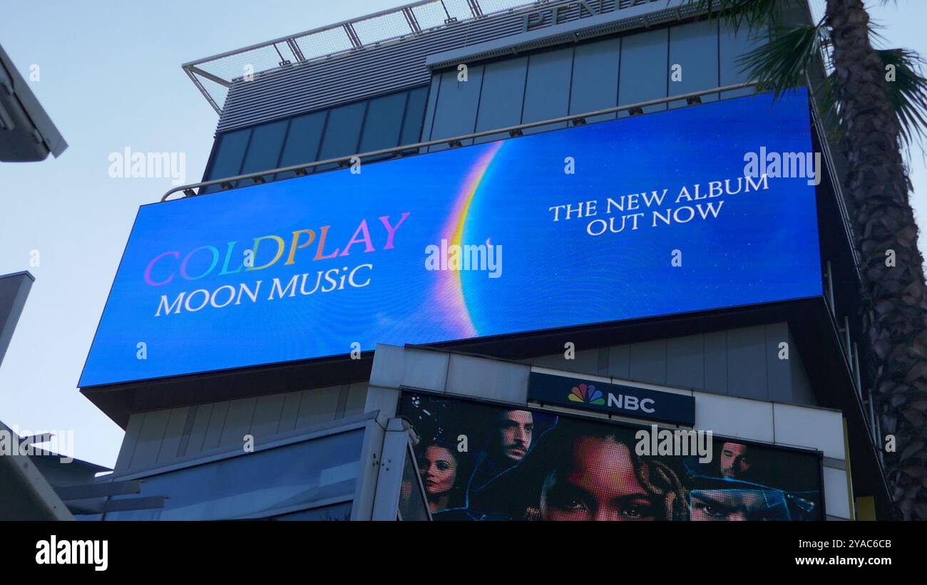 Los Angeles, California, USA 12th October 2024 Coldplay Moon Music ...
