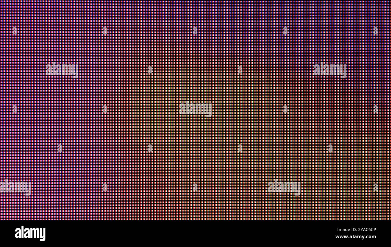Macro photography of abstract background of OLED monitor. Close-up of ...