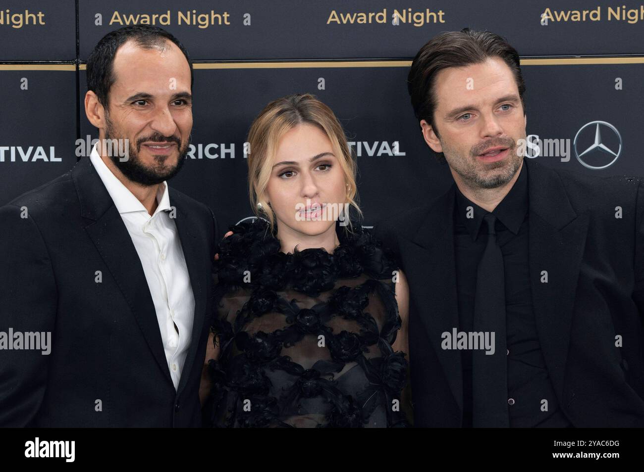 Ali Abbasi, Maria Bakalova und Sebastian Stan bei der Premiere des ...