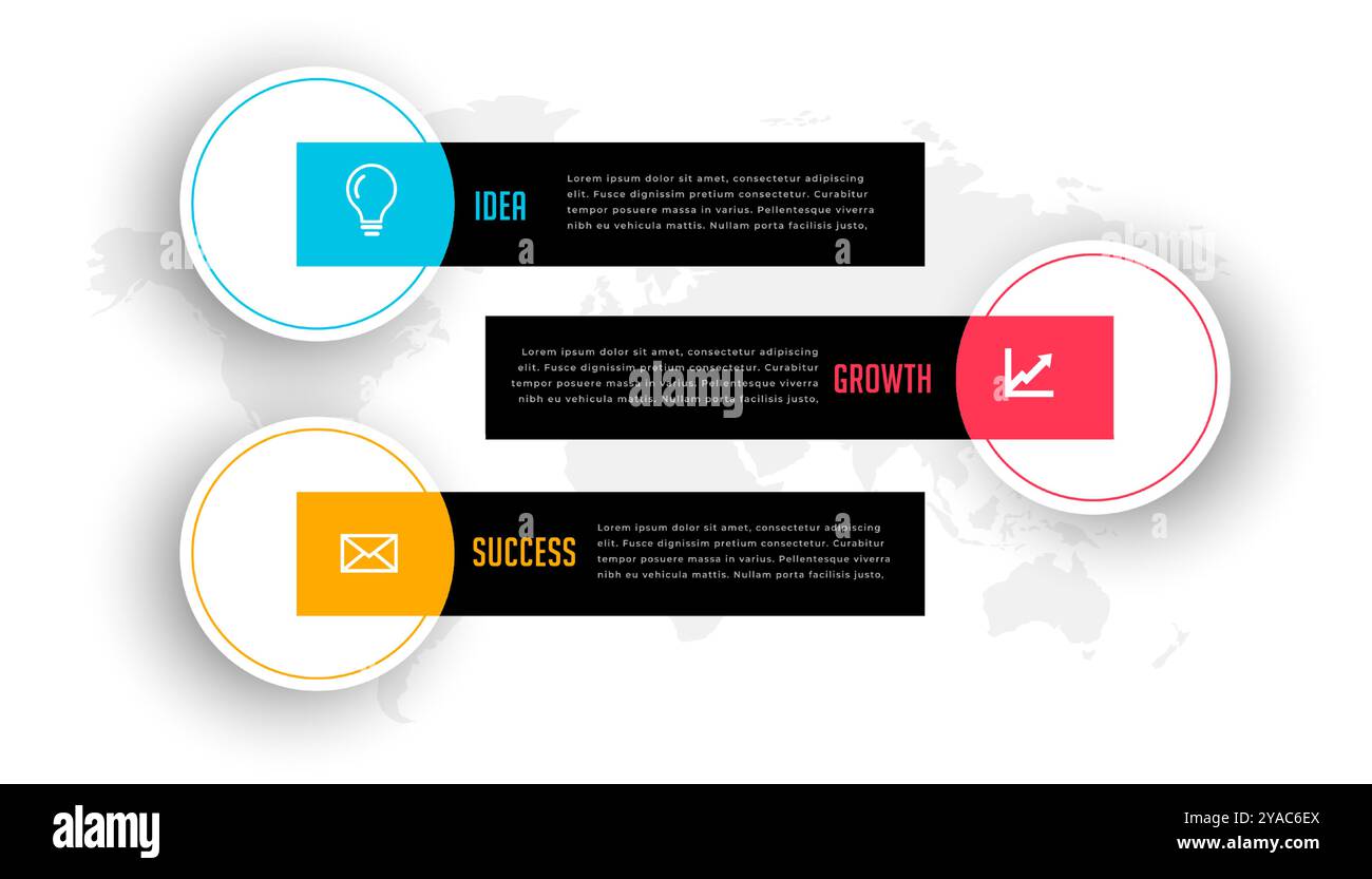 modern corporate infographic sequence chat template for data ...