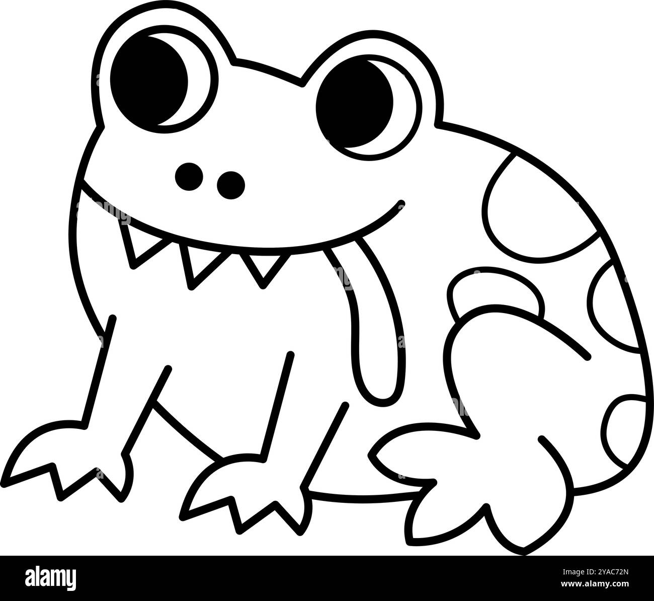 Toad clipart Black and White Stock Photos & Images - Alamy
