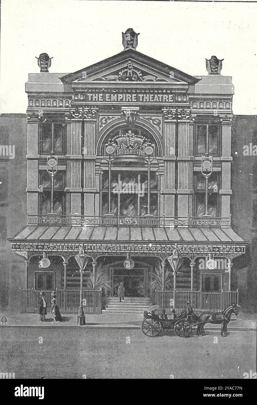 Empire Theatre London 1902 Stock Photo - Alamy