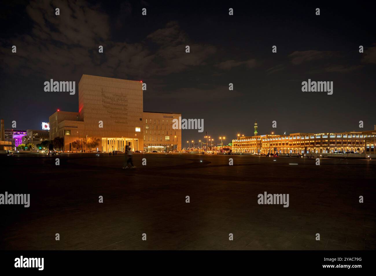 Msheireb downtown buildings from Souq Waqif Doha Qatar Stock Photo - Alamy