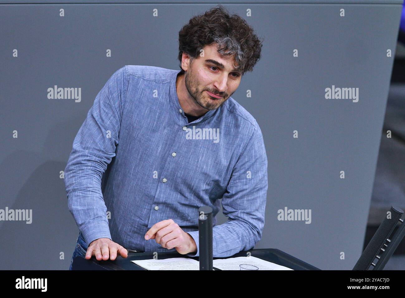Berlin, Deutschland, 10.10.2024: Deutscher Bundestag: 191 ...