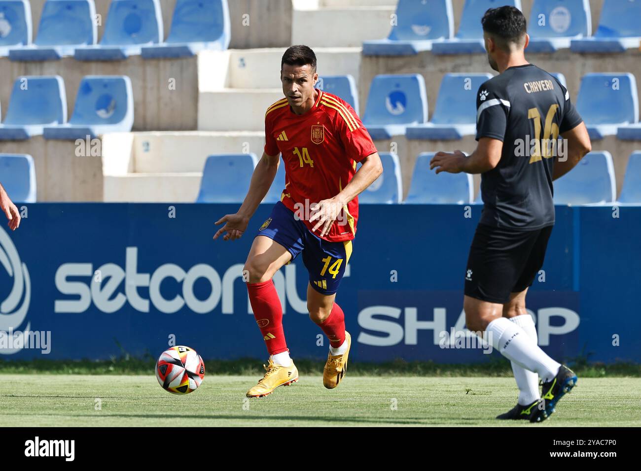 Murcia, Spain. 12th Oct, 2024. Manu del Moral (ESP) Football/Soccer ...