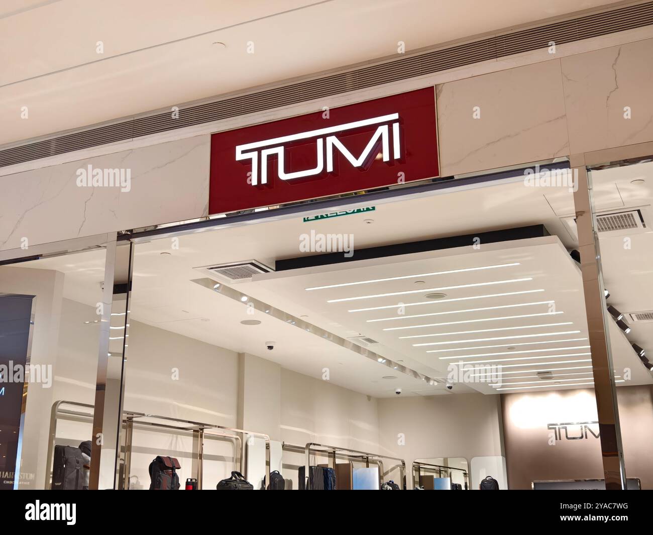 KUALA LUMPUR, MALAYSIA - AUGUST 28, 2024: Tumi brand retail shop in the ...