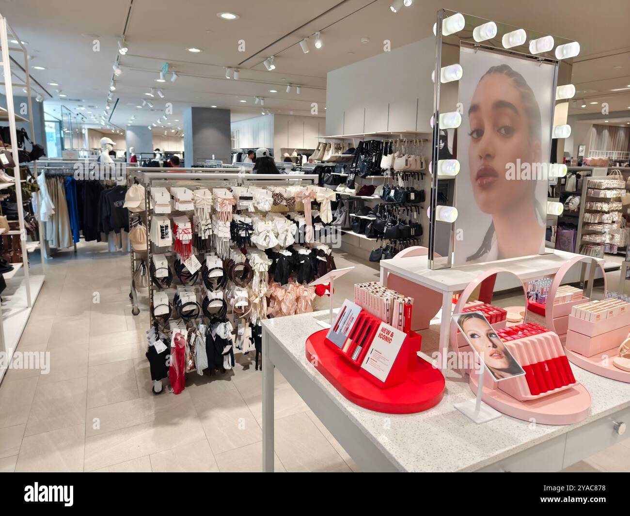 KUALA LUMPUR, MALAYSIA - AUGUST 28, 2024: HM brand retail shop in the ...