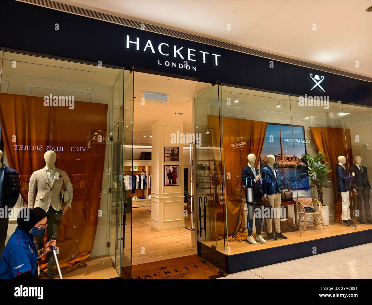 KUALA LUMPUR, MALAYSIA - AUGUST 28, 2024: Hackett brand retail shop in ...