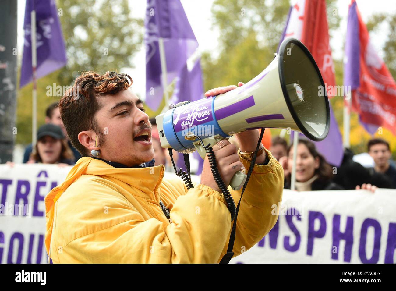 Paris, France. 12th Oct, 2024. 27th March of Trans and Intersex People ...