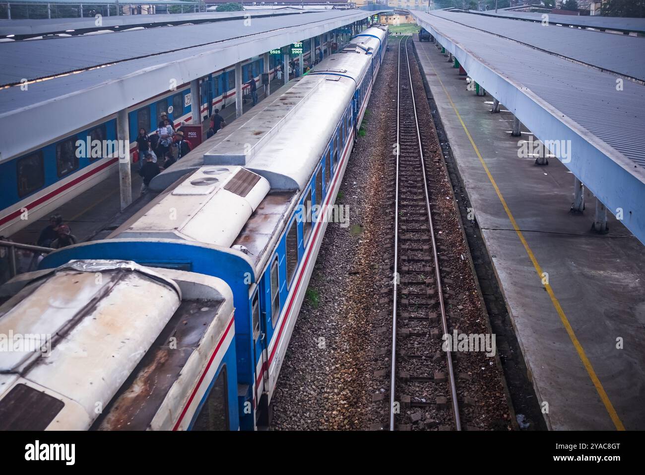 Hanoi, Vietnam. Hanoi Central Railway Station. Ga Hanoi train station ...
