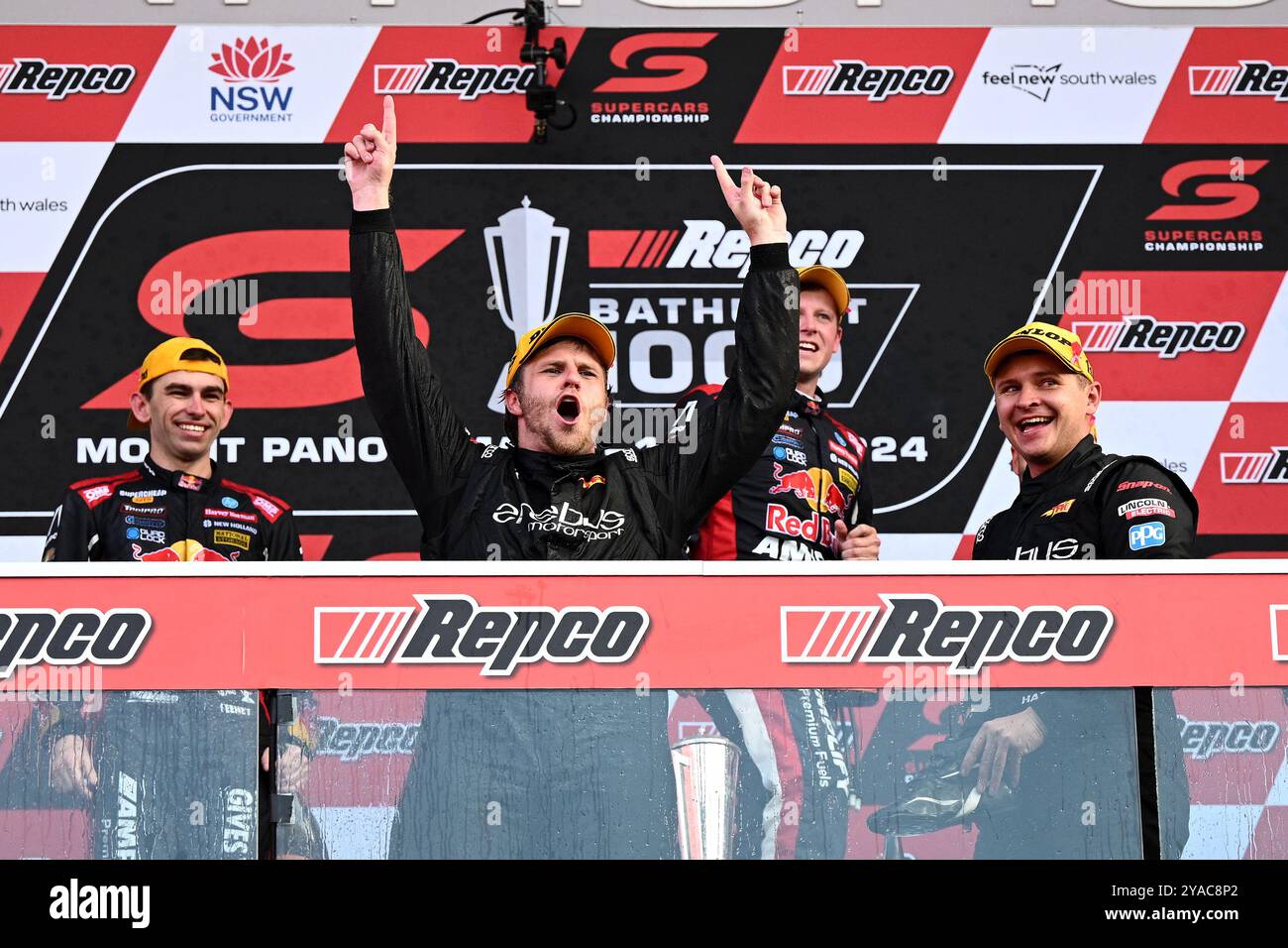 Bathurst, Australia. 13th Oct, 2024. Brodie Kostecki and Todd Hazelwood ...