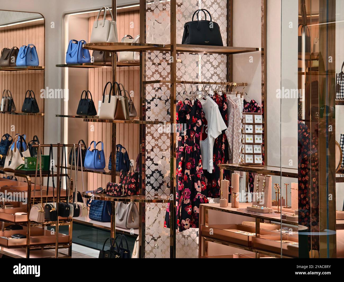 KUALA LUMPUR, MALAYSIA - AUGUST 28, 2024: Kate Spade brand retail shop ...