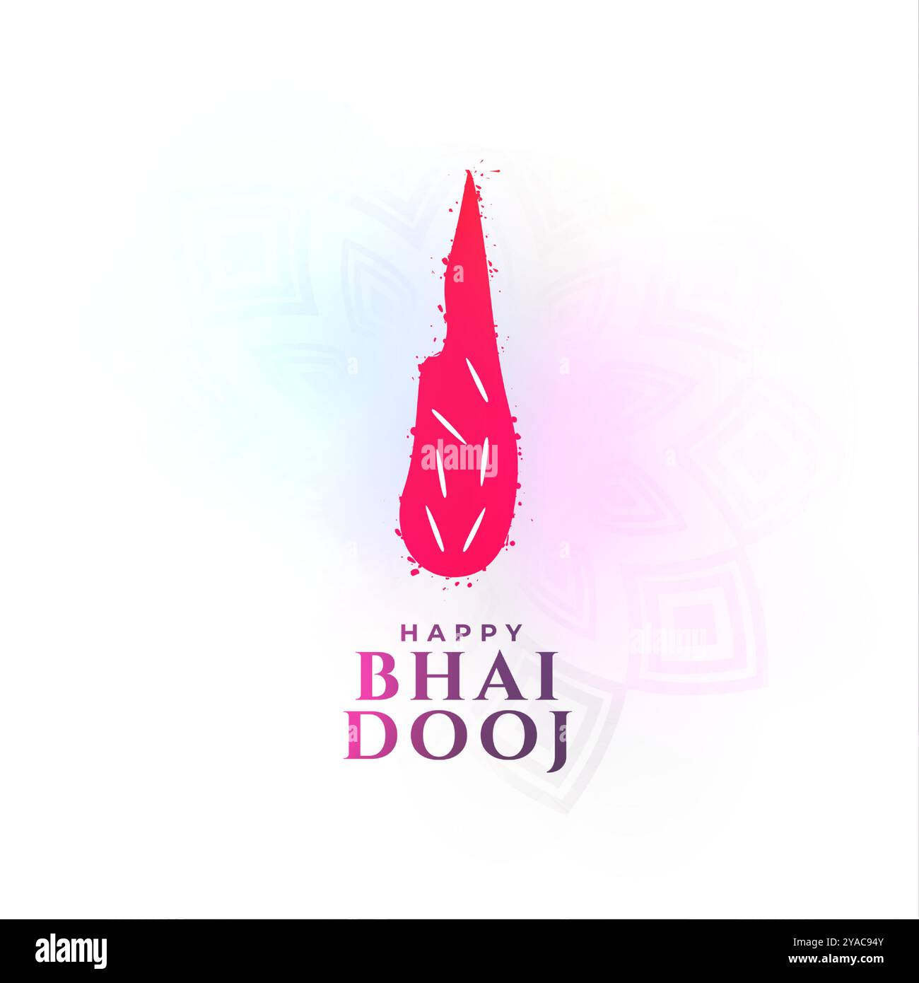traditional bhai dooj pooja celebration background with roli tilak ...