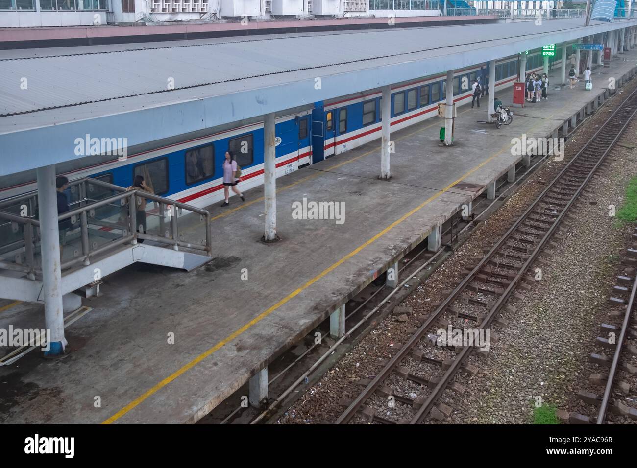 Hanoi, Vietnam. Hanoi Central Railway Station. Ga Hanoi train station ...