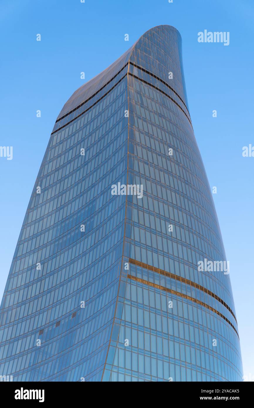 Flame Towers as a Modern Architecture Sample Stock Photo - Alamy