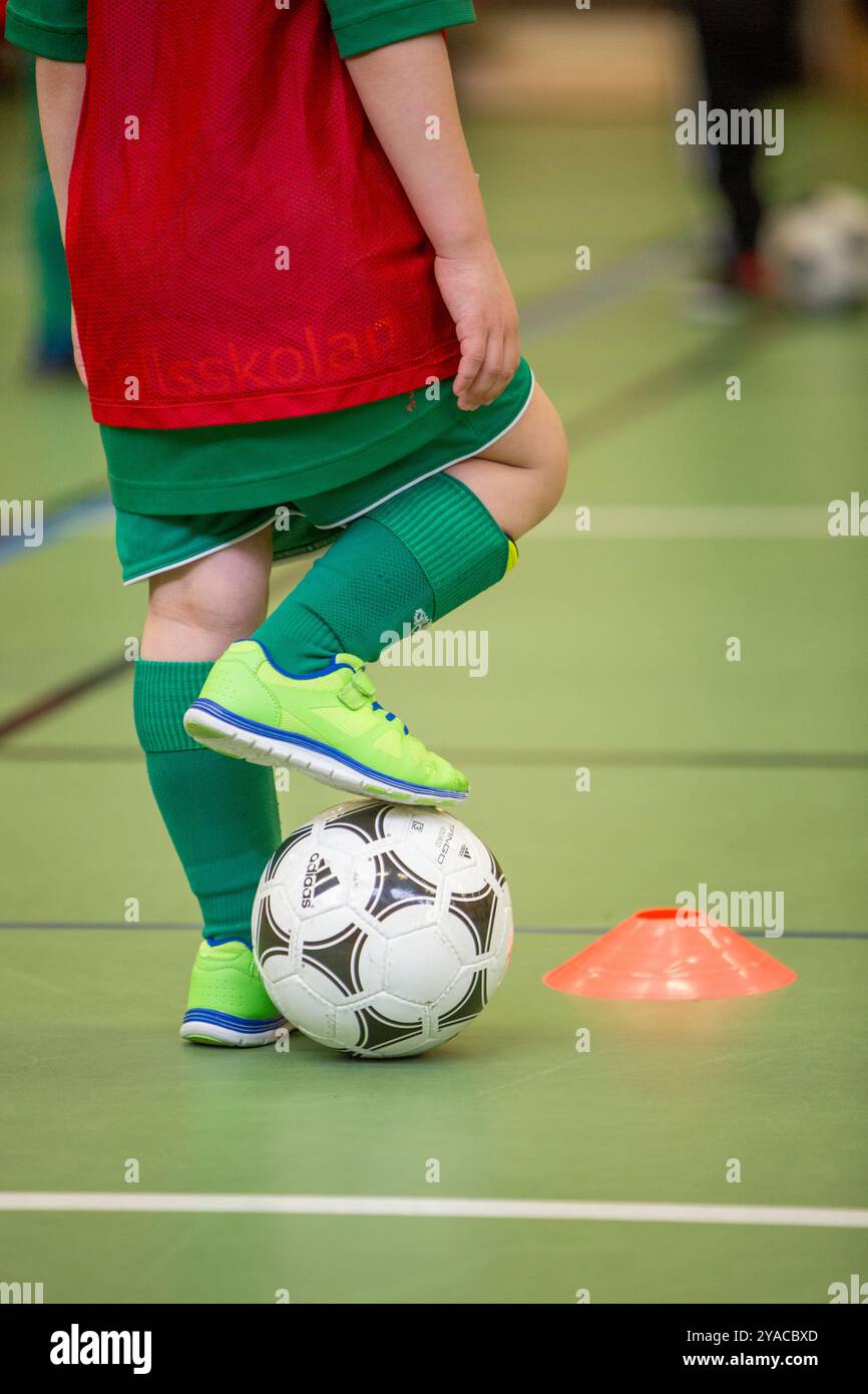 Children practice soccer Stock Photo - Alamy