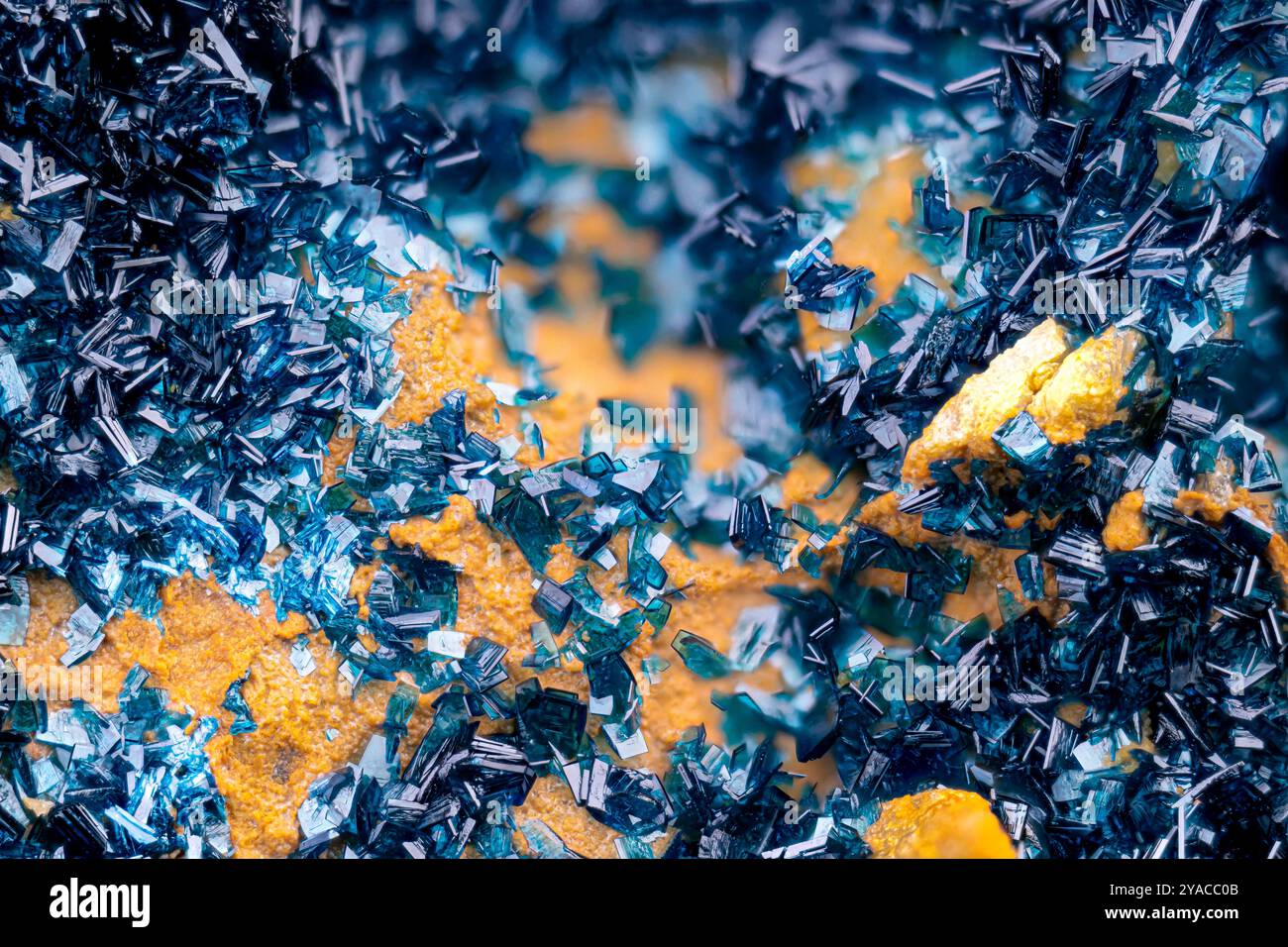 Blue Clinoclase. Specimen from Majuba Hill Mine, Antelope, Pershing ...