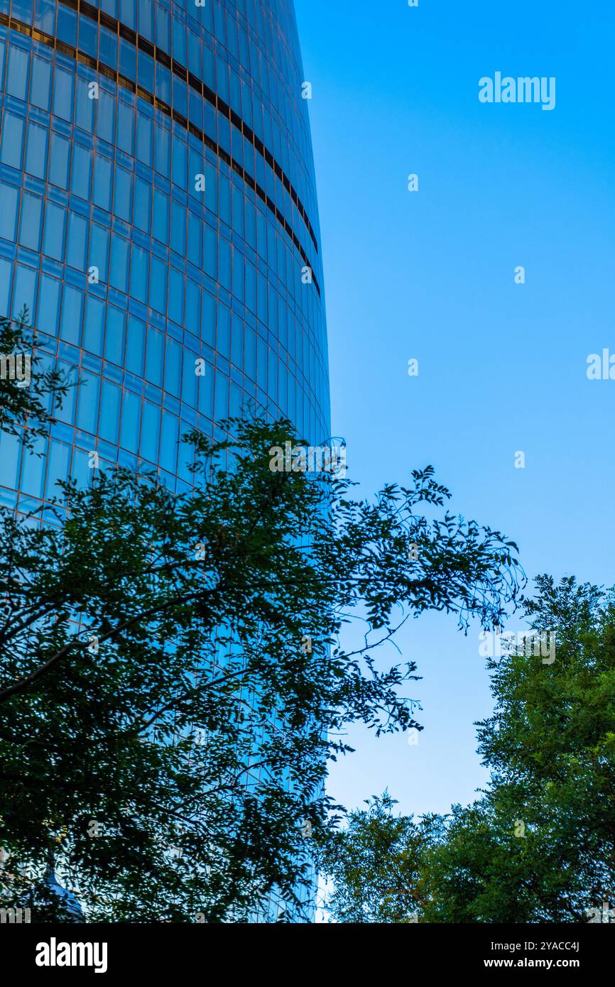 Flame Towers as a Modern Architecture Sample Stock Photo - Alamy