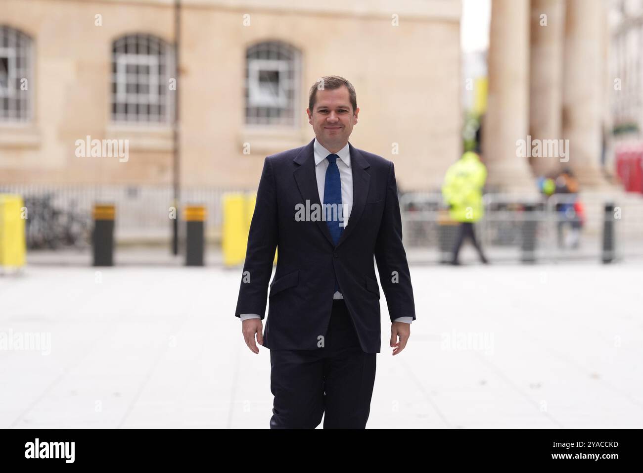 Conservative Party leadership candidate Robert Jenrick arrives at BBC ...