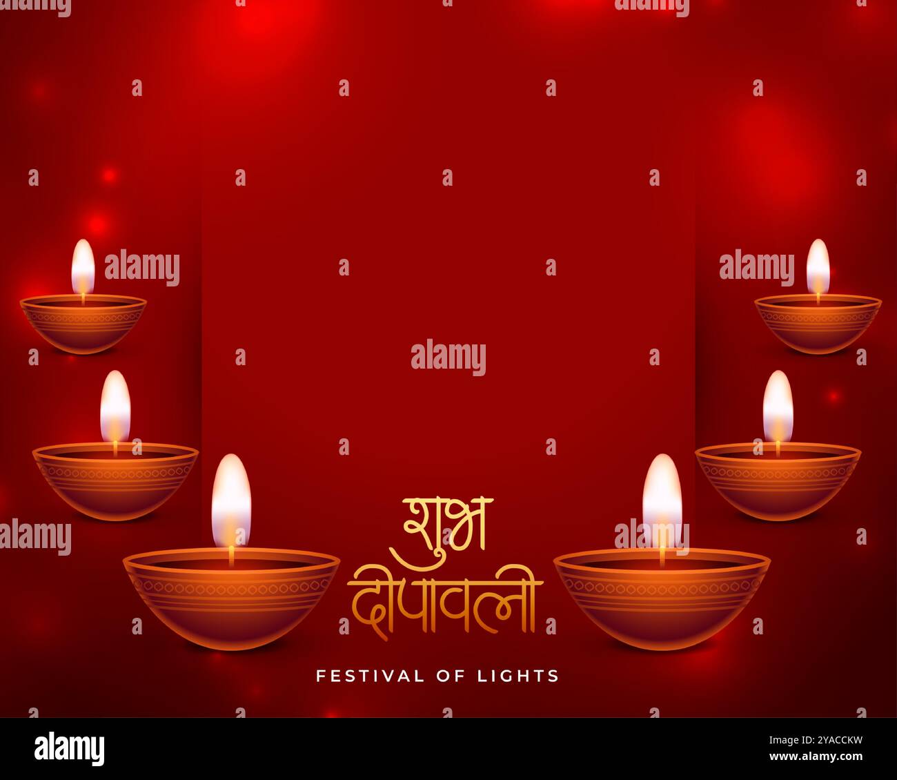 nice traditional shubh deepavali shiny background with oil lamp Stock ...