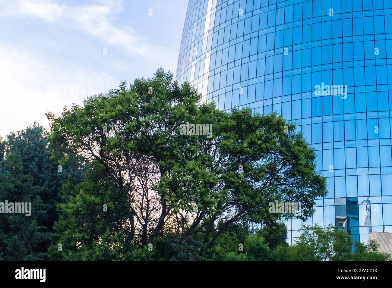 Flame Towers as a Modern Architecture Sample Stock Photo - Alamy