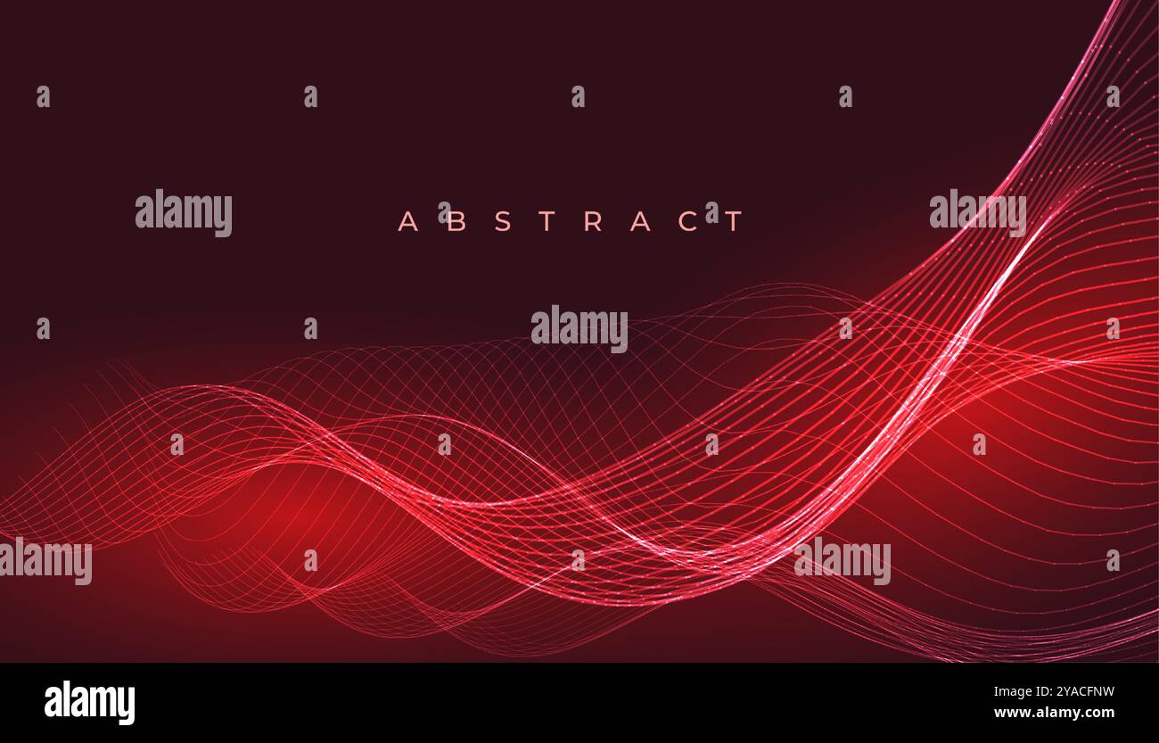 modern and abstract shiny line dynamic banner design vector Stock ...