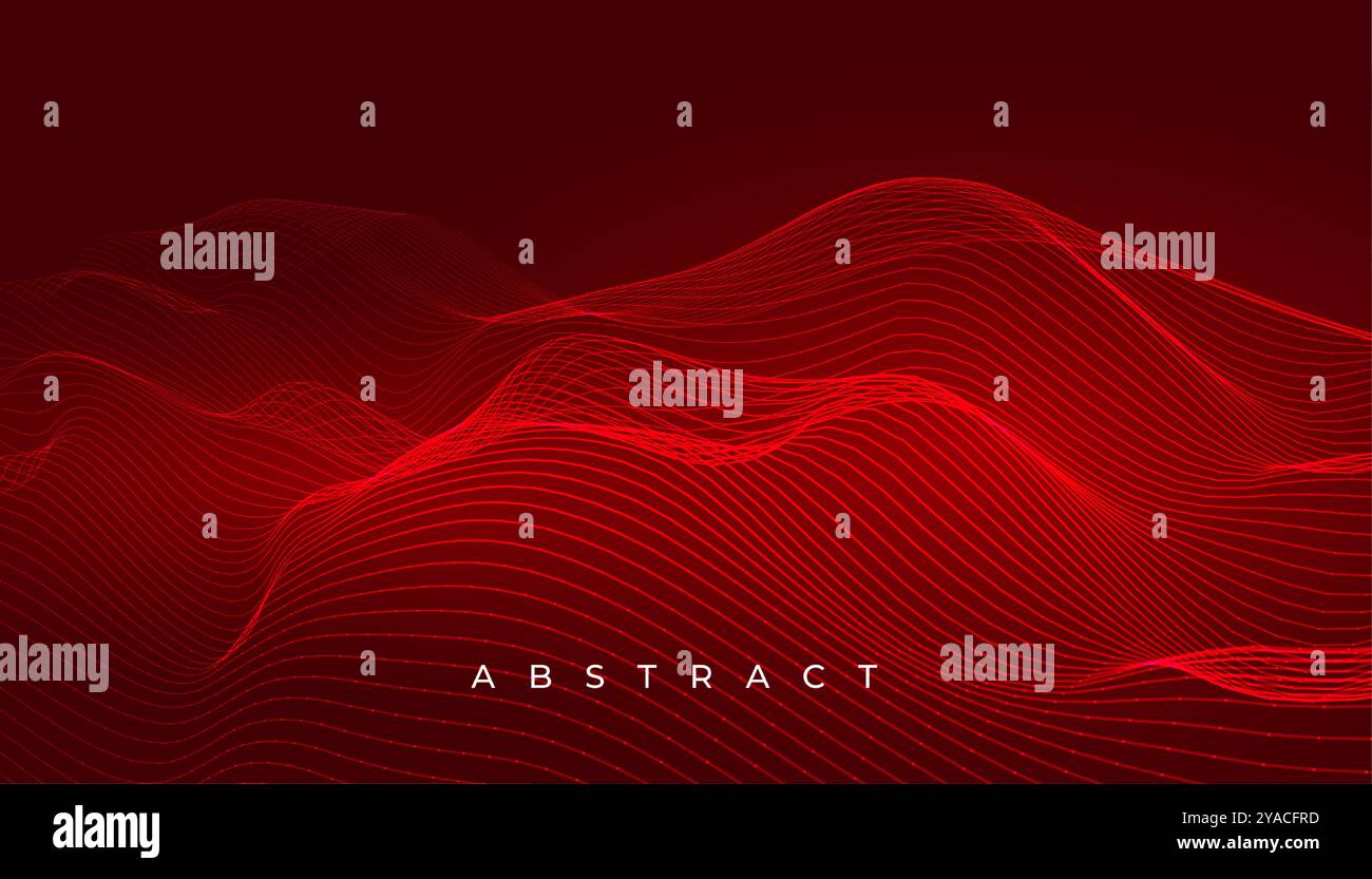 abstract glowing terrain line wallpaper for modern backdrop vector ...