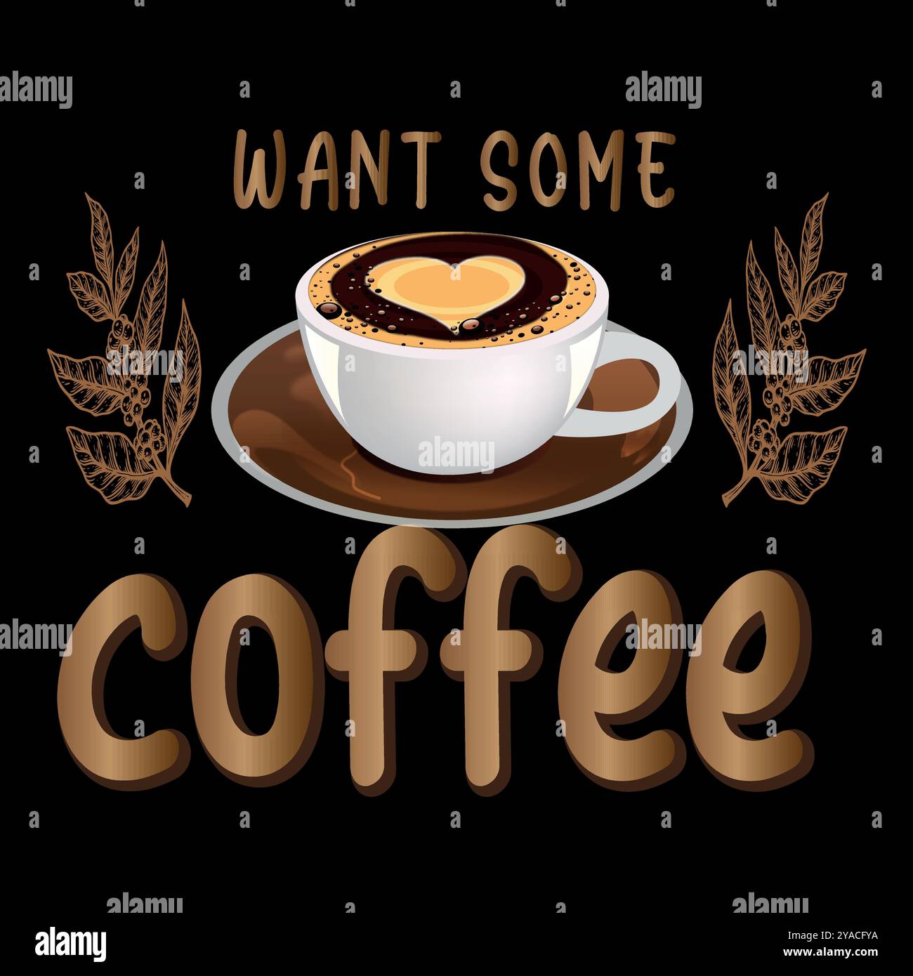 Time drink cup coffee Stock Vector Images - Alamy