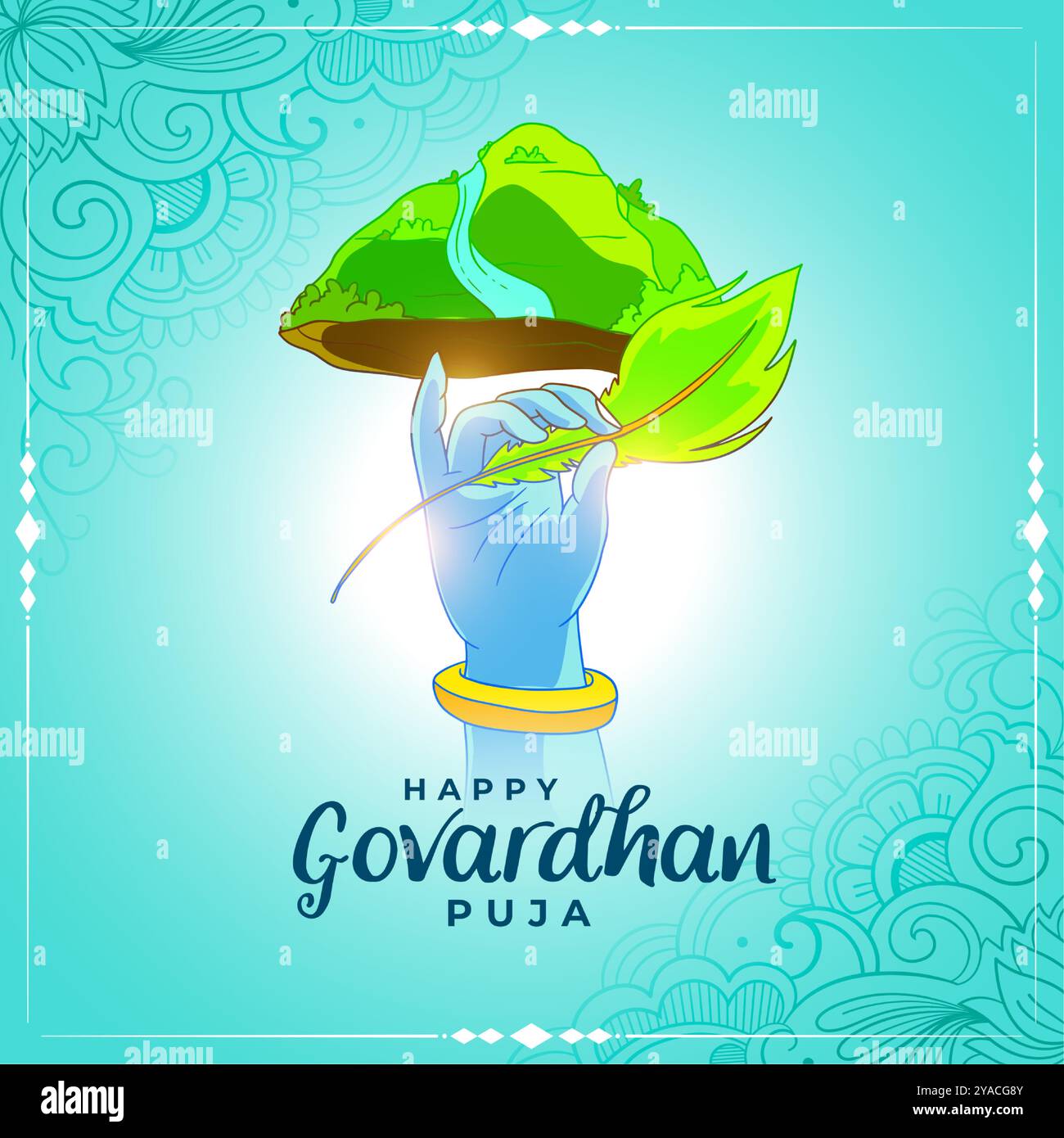 Govardhan parvat hi-res stock photography and images - Alamy