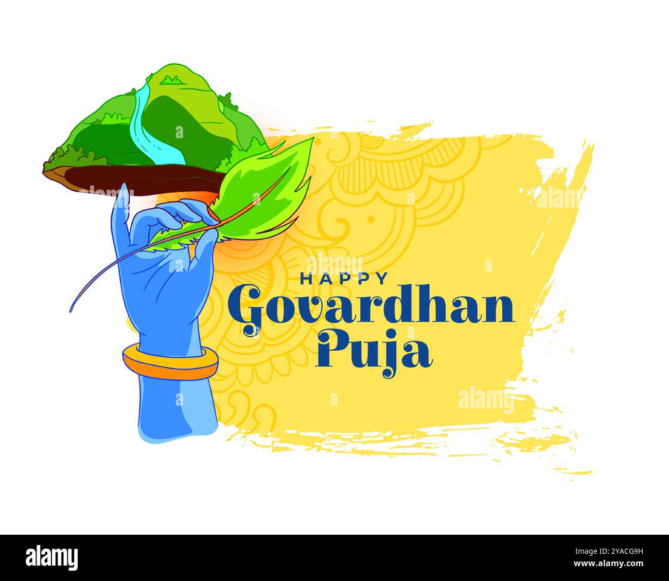 Govardhan parvat hi-res stock photography and images - Alamy