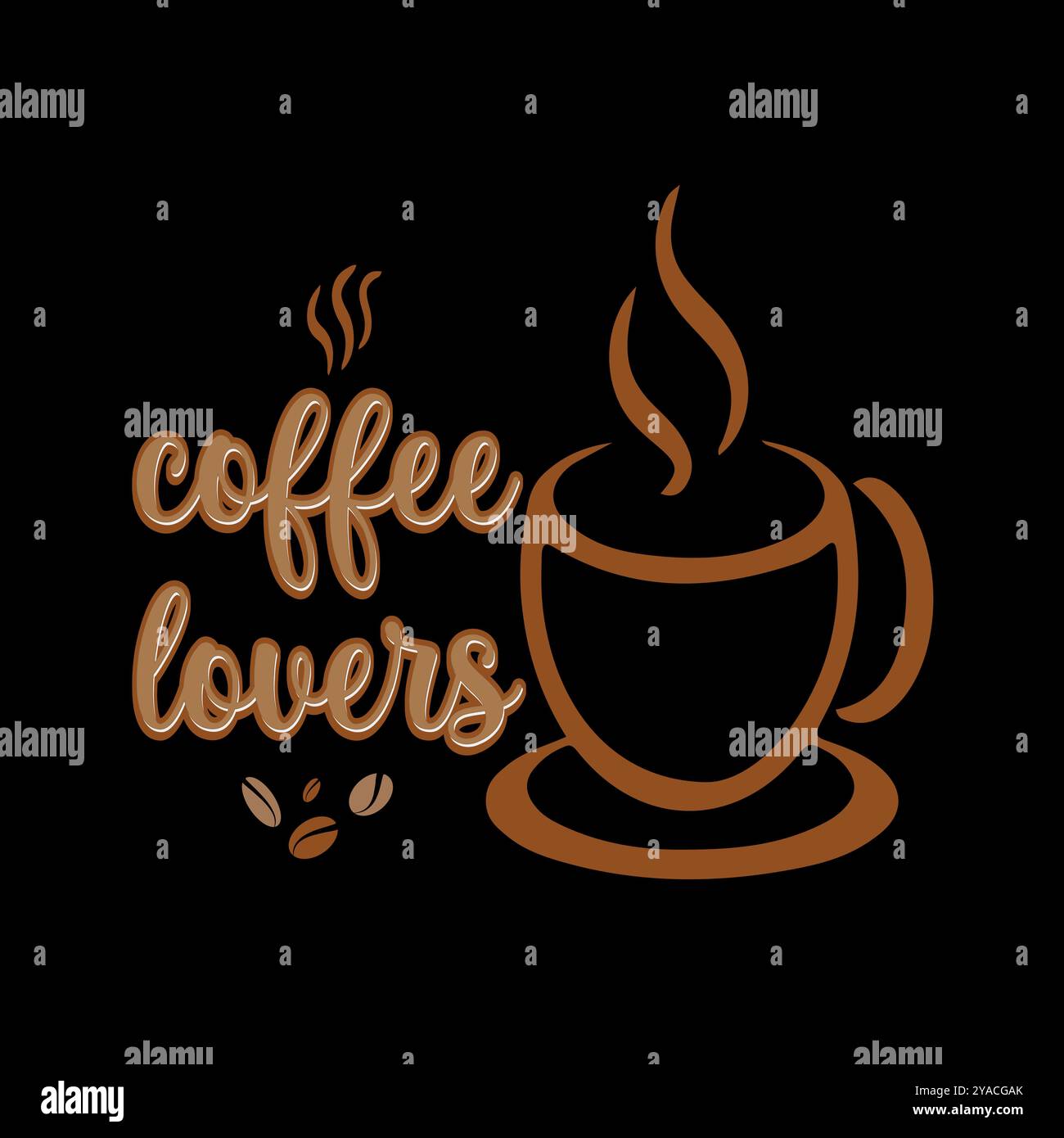 Caffeine lovers Stock Vector Images - Alamy