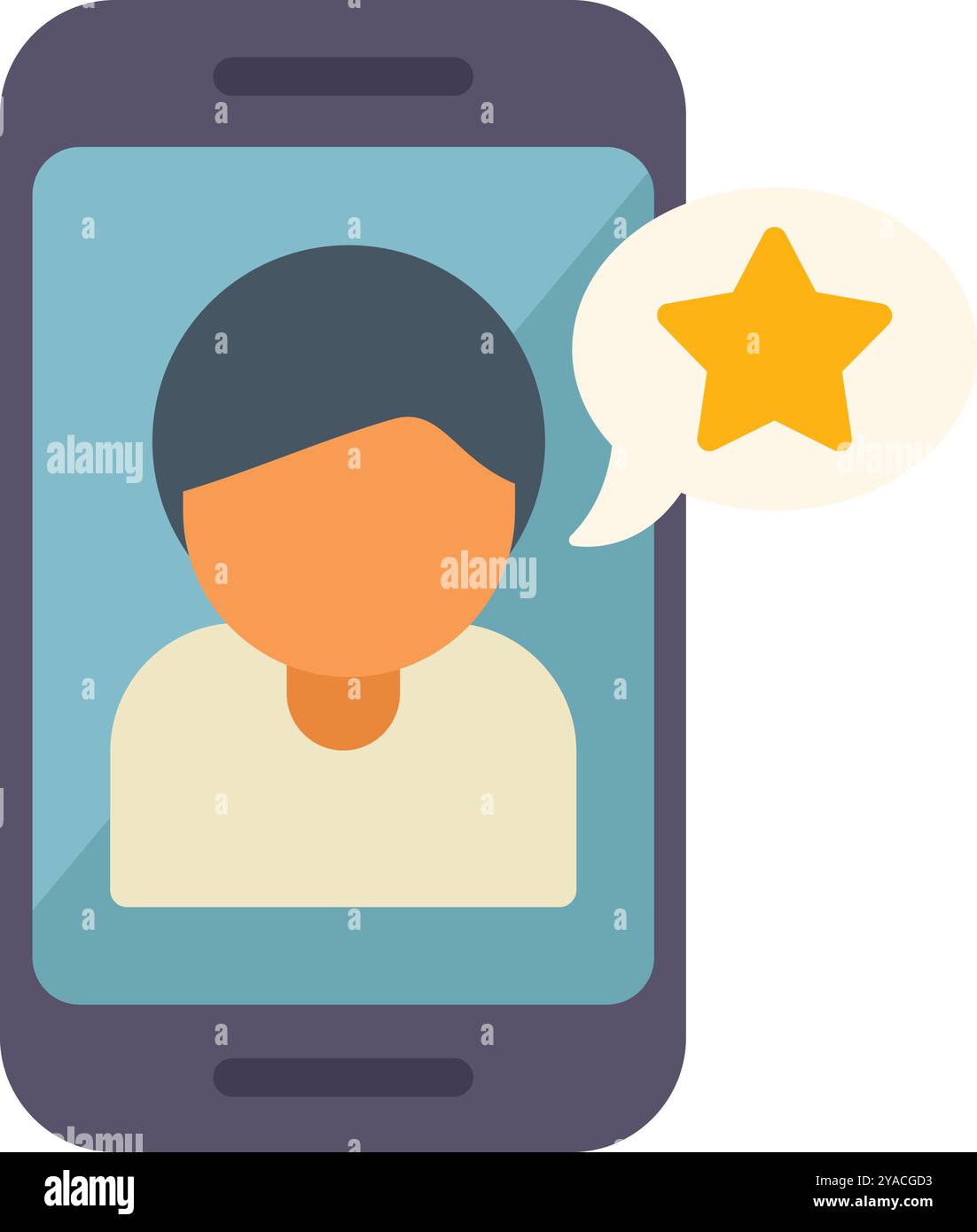 Customer support portrait happy Stock Vector Images - Alamy