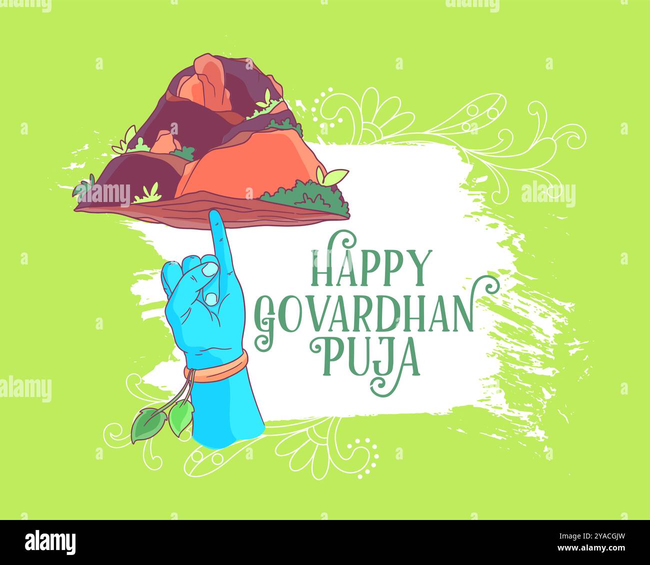 Govardhan parvat hi-res stock photography and images - Alamy