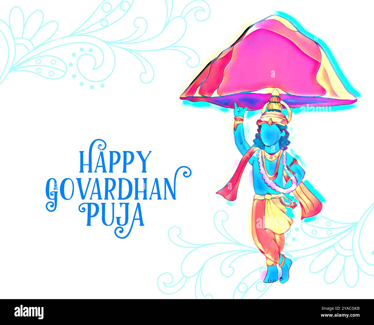 Govardhan parvat hi-res stock photography and images - Alamy