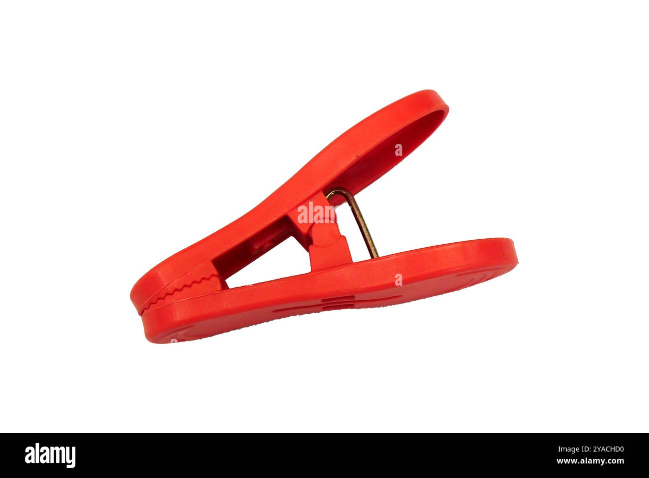 red stapler isolated on white background Stock Photo - Alamy