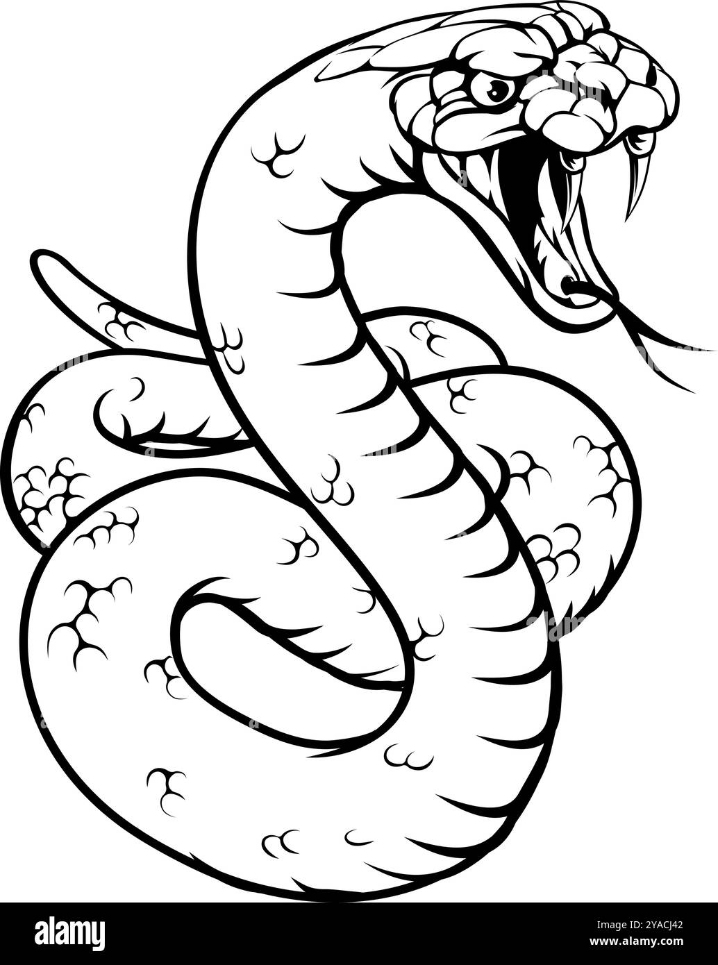 Snake Animal Sport Team Cartoon Animal Mascot Stock Vector Image & Art ...