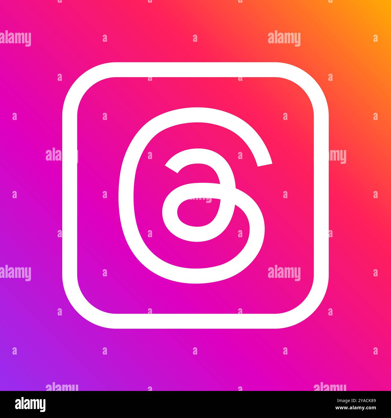 Meta social network logo Stock Vector Images - Alamy