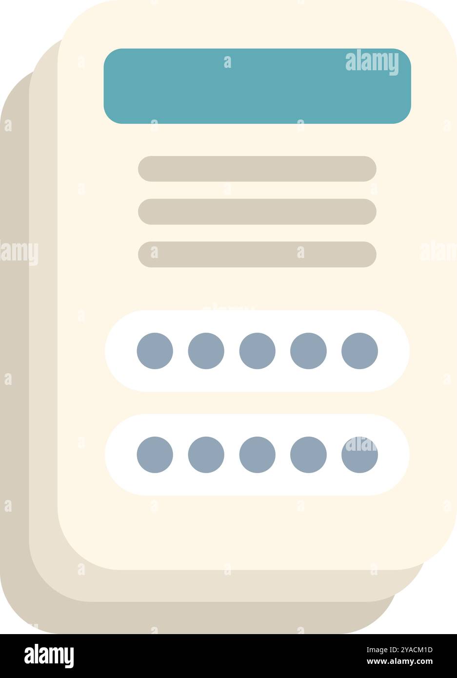 Electronic Lock Screen Showing Password Input Form For Access To Device Stock Vector Image And Art